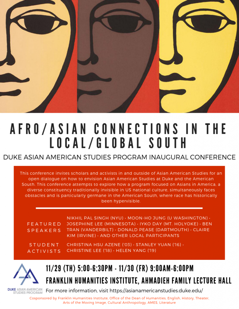 Afro/Asian Connections in the Local/Global South - Franklin Humanities ...
